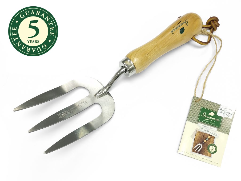 Fourche en inox avec manche en frêne de 30cm GREENMAN | Sepulchre